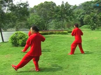 木兰扇教学视频完整的背面示范