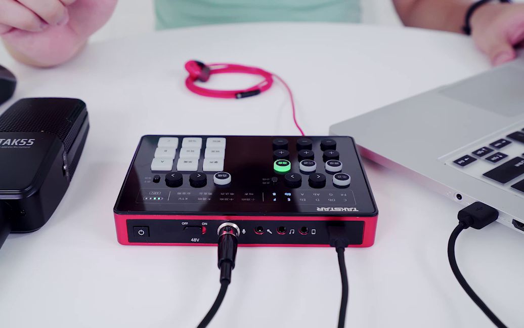 得胜MX1直播K歌声卡,电脑K歌直播连接教程