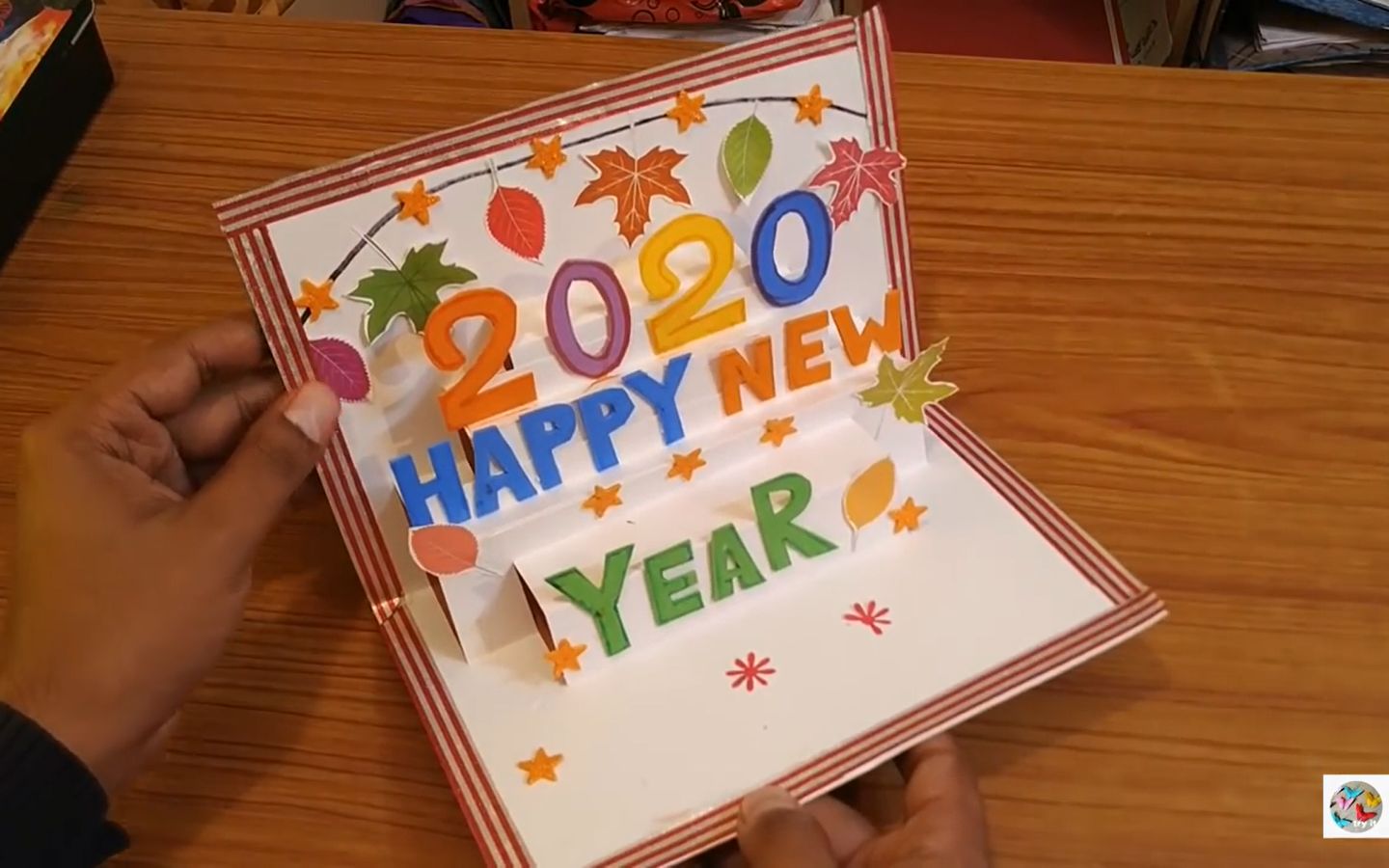 2020年新年系列第一弹:DIY立体新年贺卡