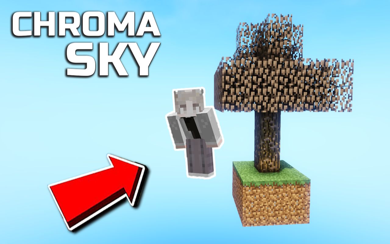 在开局只有一颗泥土树苗的空岛上面该如何生存下去? 我的世界 (色度...