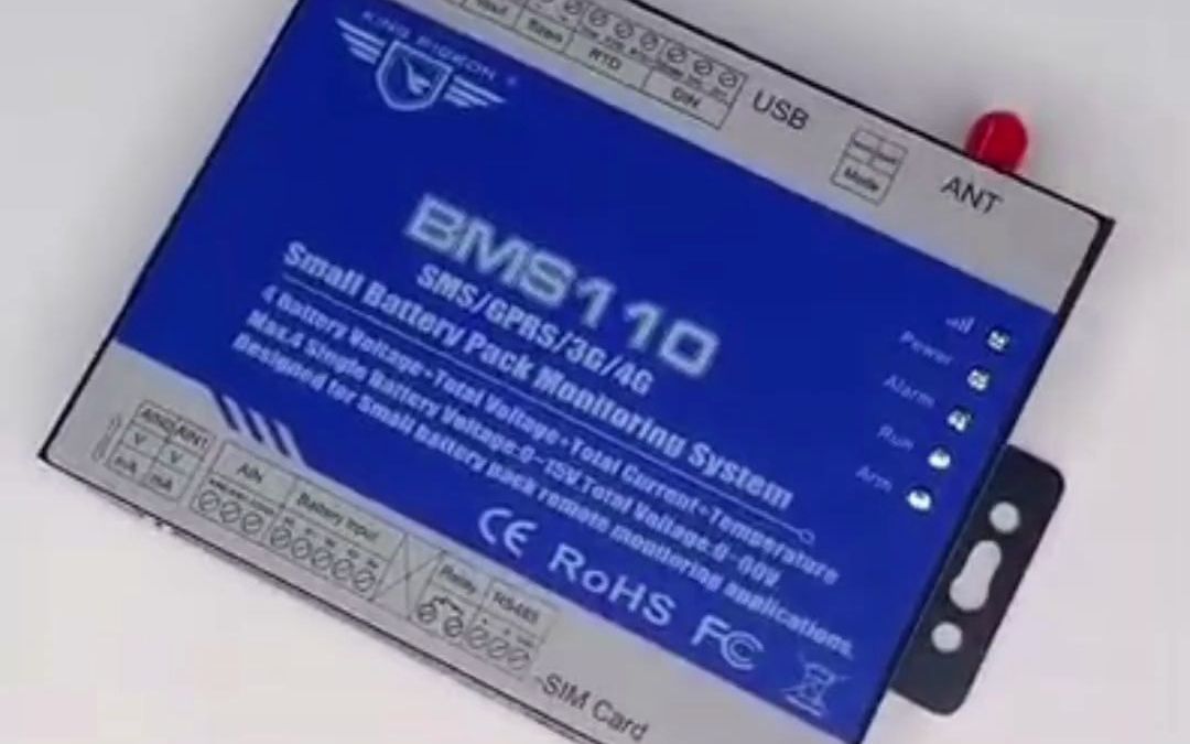 基站机房电池温度电压电流无线4G监测模块钡铼bms110