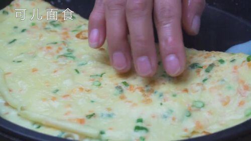 10分钟就好,在家做简单早餐饼,手不沾面也不用发面,太香了