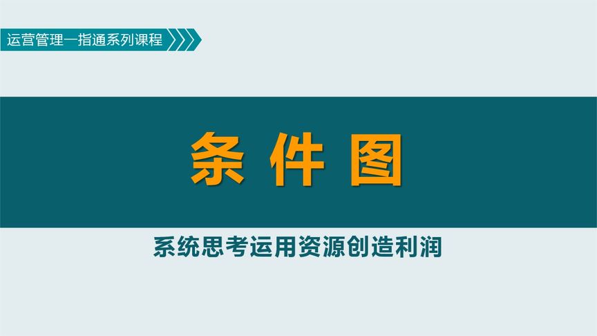 条件图:系统分析解决方案、障碍、过程目标的因果逻辑关系