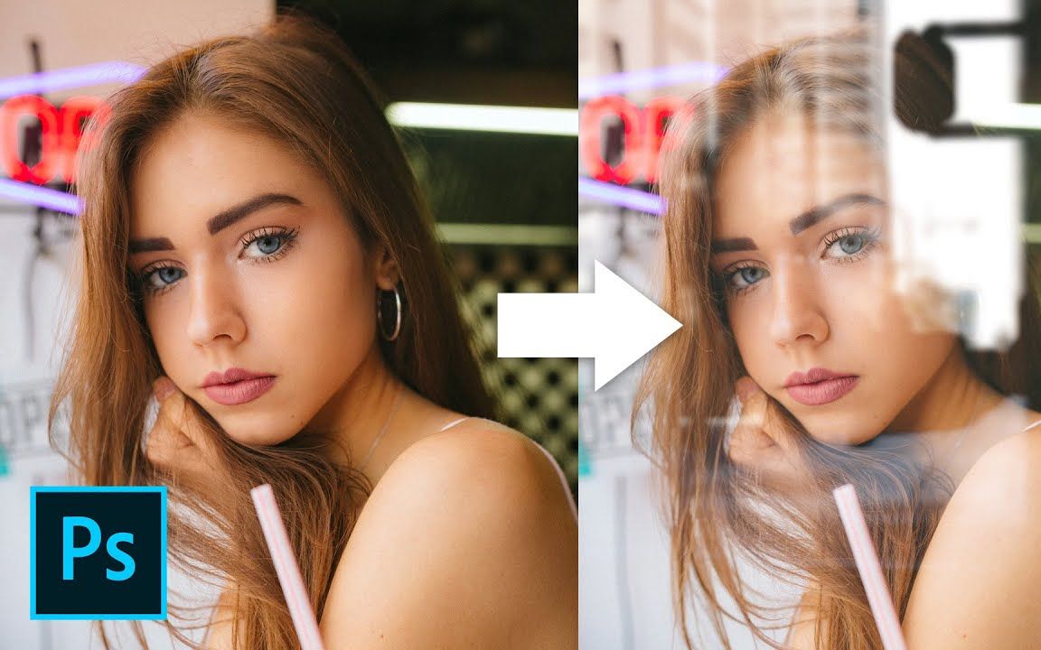 【PS教程】没有玻璃?那就自己造一块