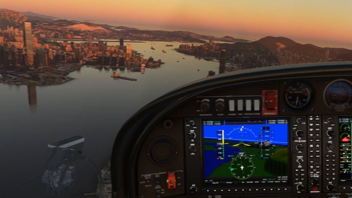 模拟飞行2020夜观东方夜明珠 都是节约用电的好市民_模拟飞行