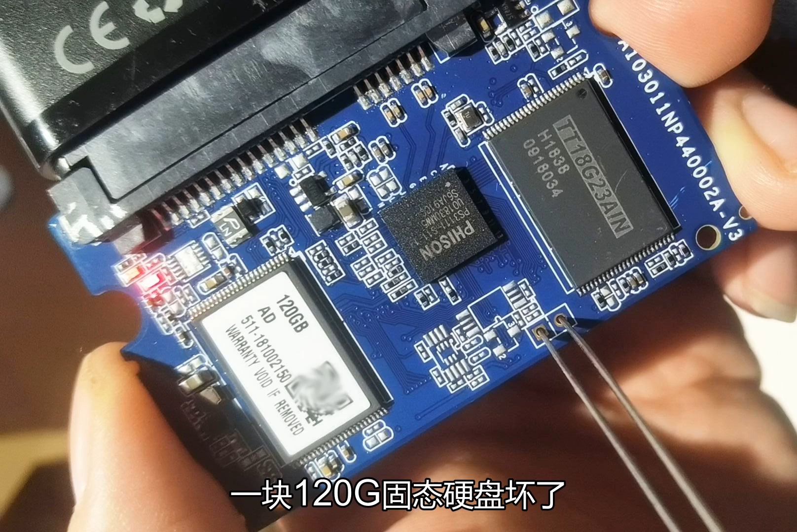 120G固态硬盘开卡维修记录,量产部落网PS3111量产工具教程