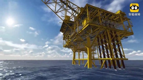 3D技术动画模型,海洋工程是如何作业的