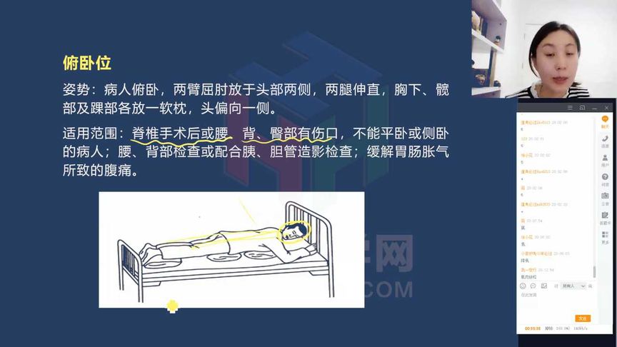 38执业护士考试-基础班:卧位和安全病人的护理二|山河医学网