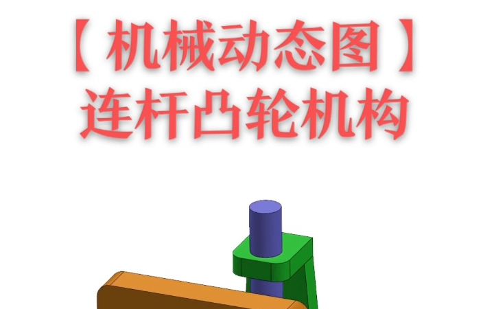 机械动态图 之 连杆凸轮机构动画演示