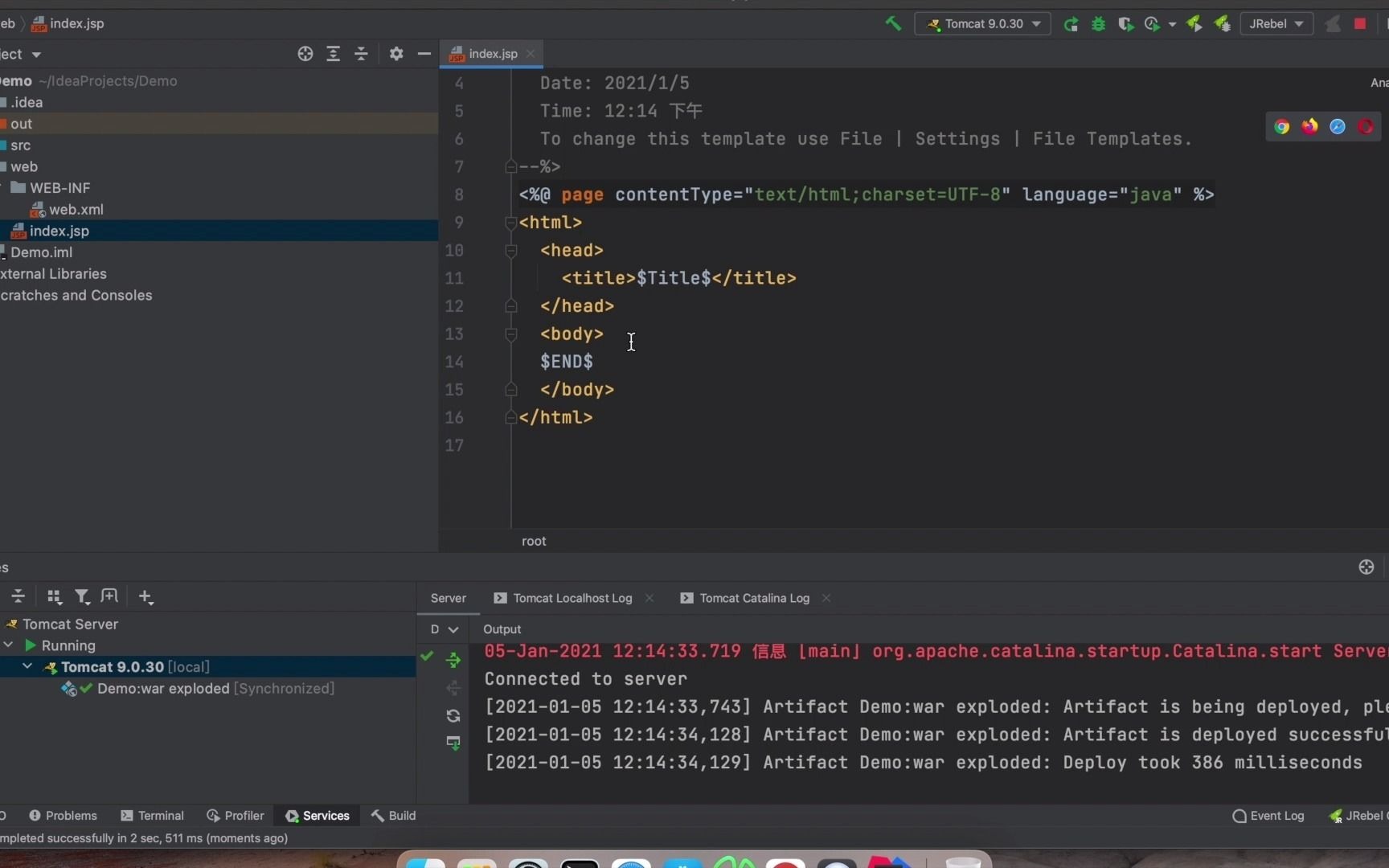 IntelliJ IDEA2020如何创建JavaWeb项目,你学会了吗?