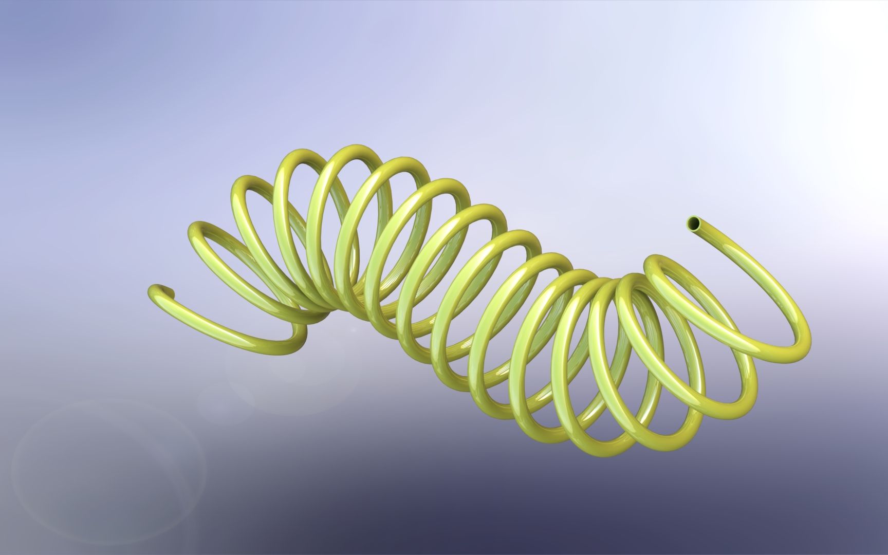 SolidWorks塑料软管快速建模：只用一个特征命令即可