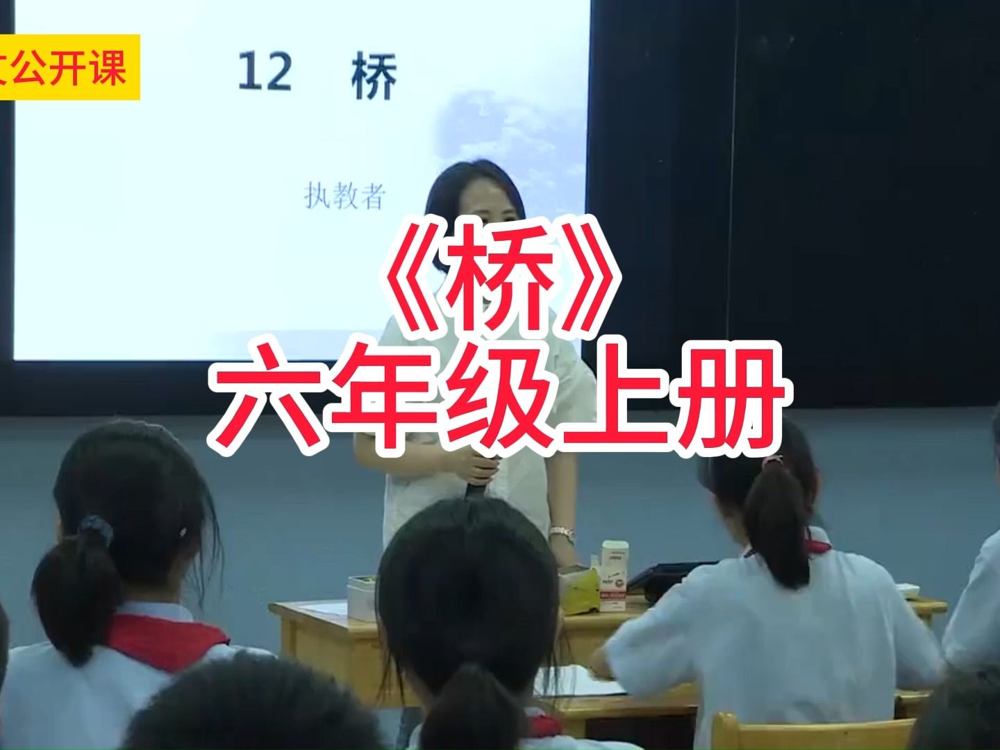 六年级上册《桥》小学语文学习任务群名师优质课公开课示范课(含...