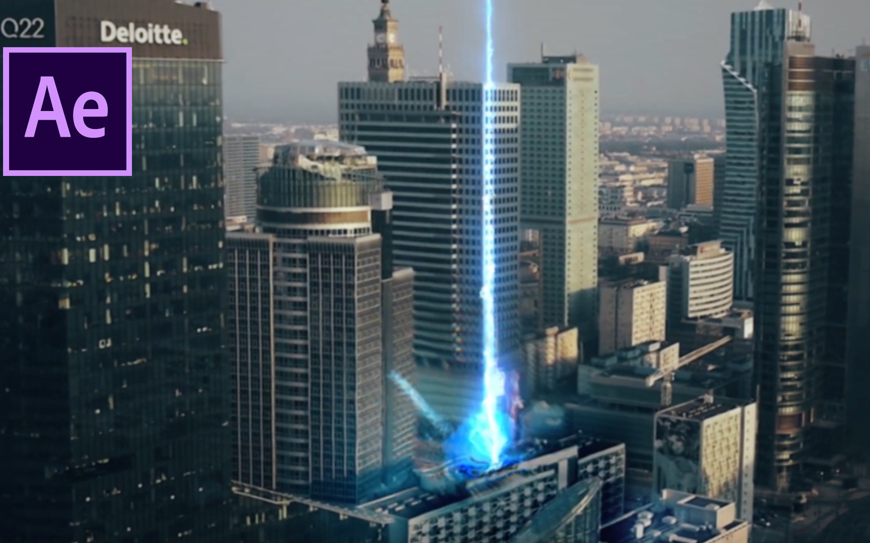 【AE教程】简单炫酷实景合成科幻特效(共三集)