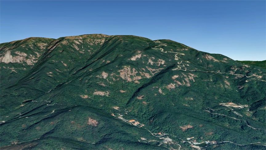 广东四大名山博罗罗浮山地貌