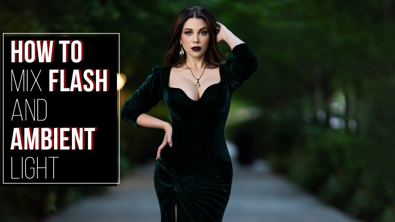 【硬核教程】闪光灯+环境光带你玩转人物肖像布光