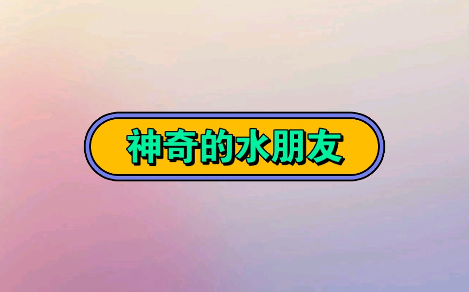 幼儿园公开课||中班科学《神奇的水朋友》课堂实录+PPT课件+教案+反思
