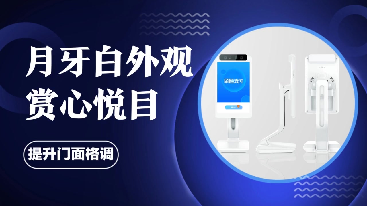 支付宝人脸识别支付终端,3D结构光摄像头,刷脸就能完成付款