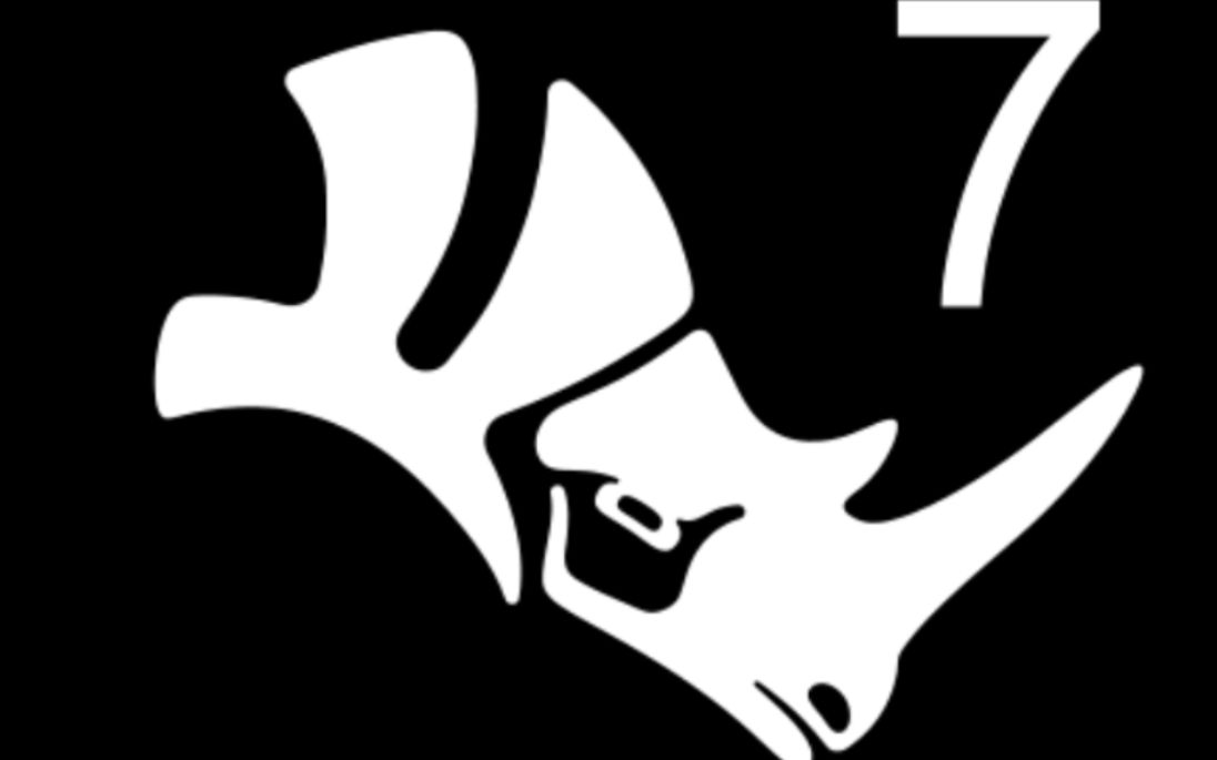 rhino犀牛原地缩放物体,原点缩放,不变基点缩放