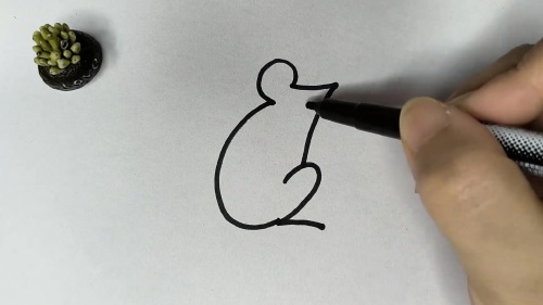 写数字画老鼠,简单有趣的简笔画