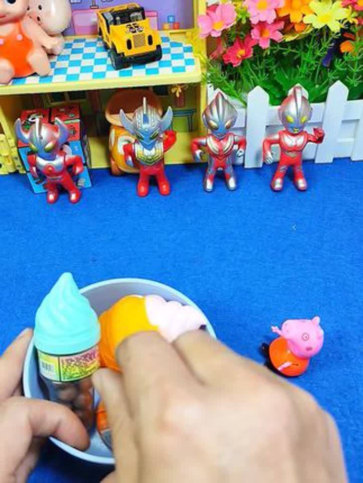 发冰淇淋 #儿童玩具故事 #儿童动画 #玩具视频及玩具小故事 #小猪佩奇