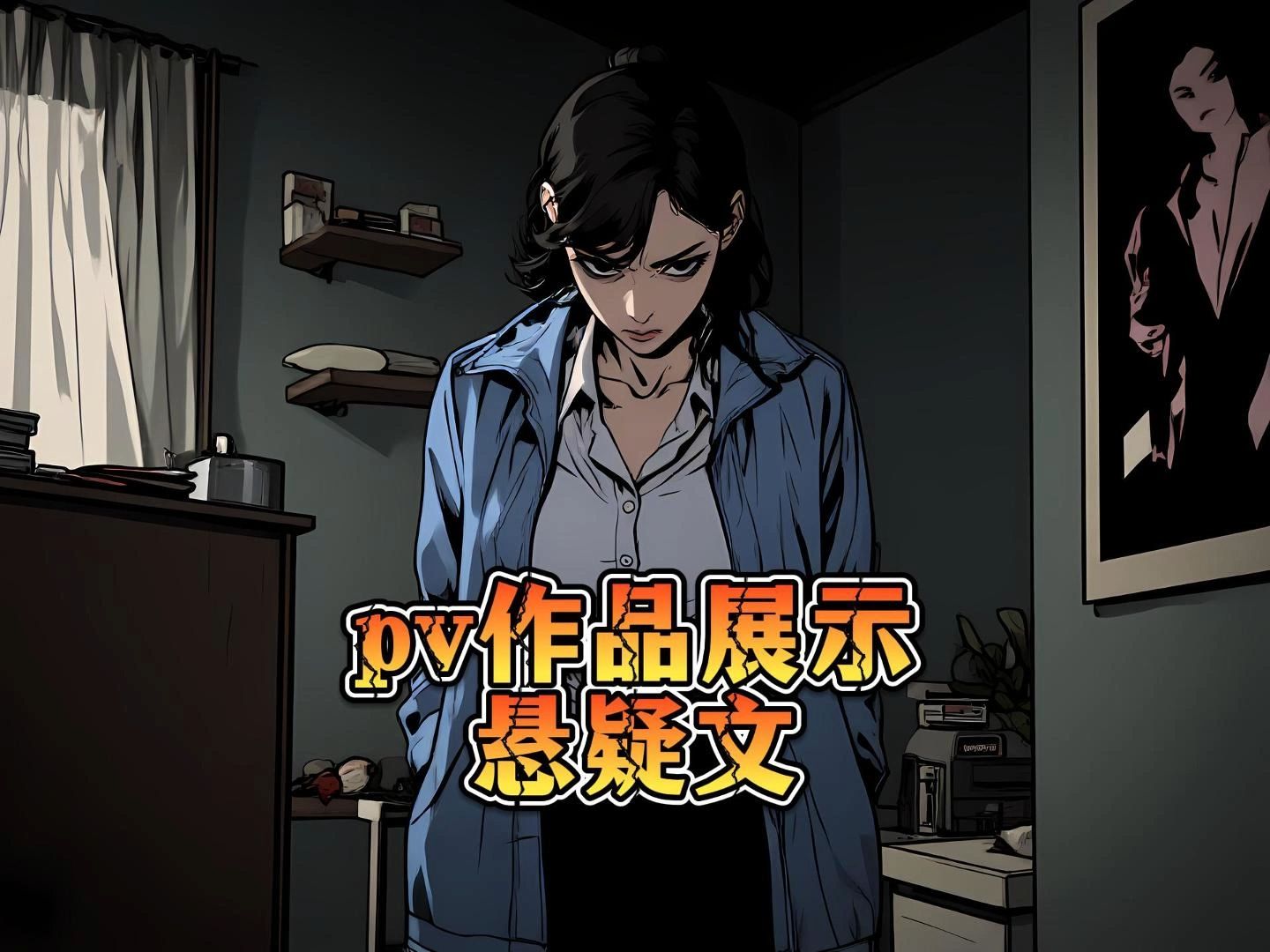 自研绘图软件pv助手教你1分钟制作悬疑故事