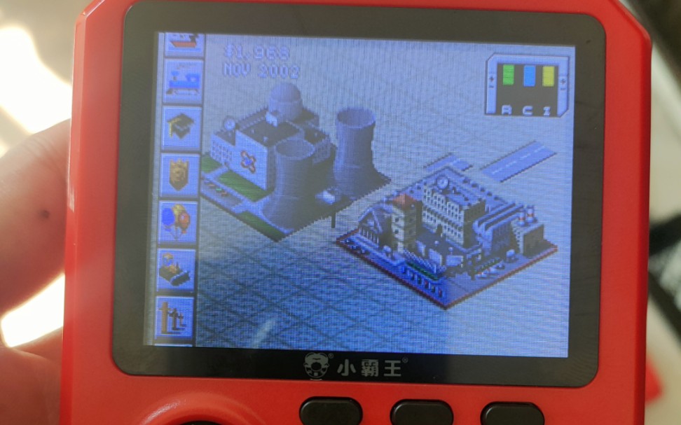 小霸王Q4掌机的gba模拟器跟fc模拟器不是很卡,洛克人z,小学时候是...