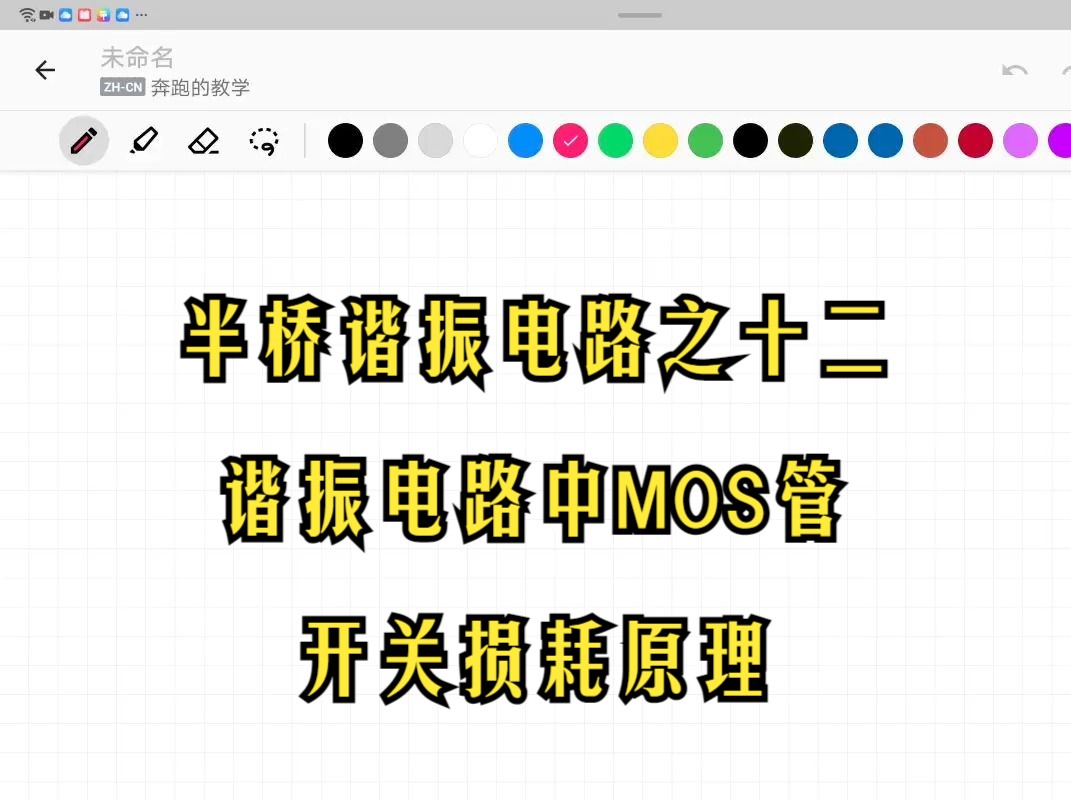 半桥谐振电路之十二:理解谐振时MOS管开关损耗关系