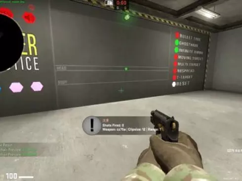 CSGO教程(番外篇)创意工坊Recoil Master地图详解