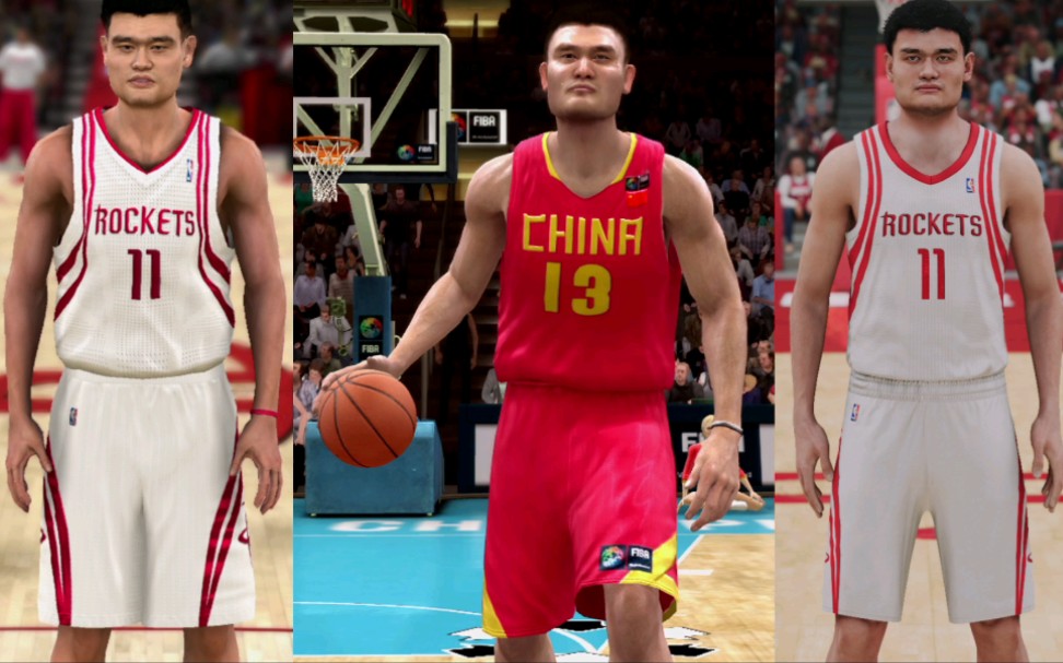 《NBA2K/LIVE》历代姚明投篮及造型,来自东方的巨人!_单机游戏热门...