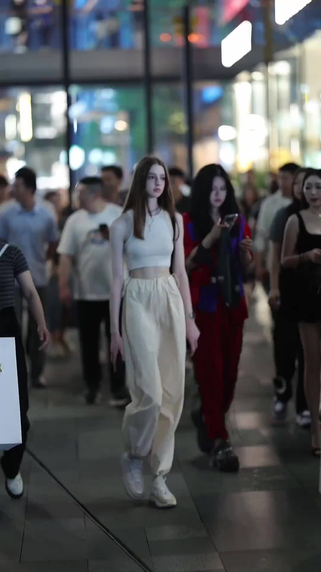网红车模车展现场