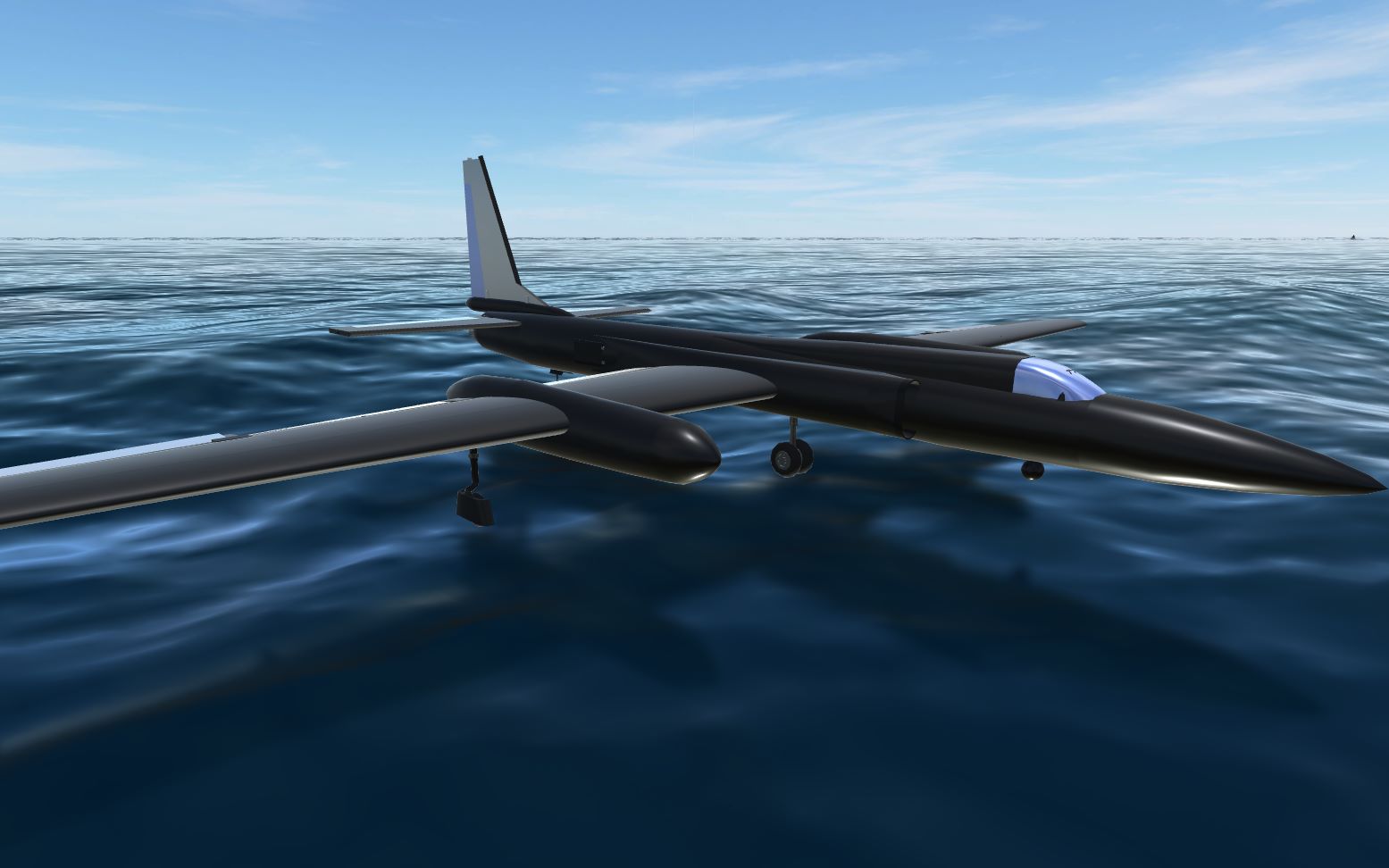 简单飞机 U-2 高空侦察机