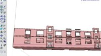SketchUp视频教程 10-2-2导入天正建筑的完整建筑模型