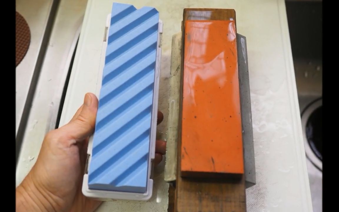 【筋肉料理人】磨刀石的打磨方法