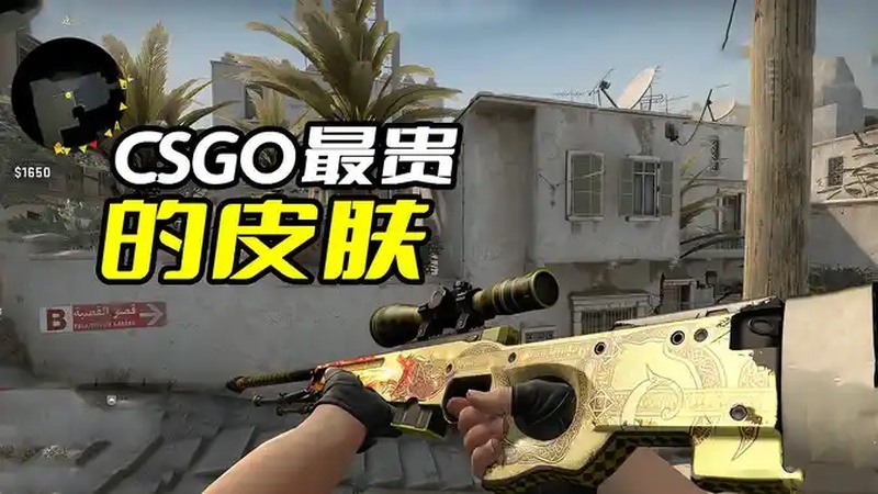 CSGO最贵的枪械皮肤,拥有这把枪的皮肤,等同于拥有一辆小轿车