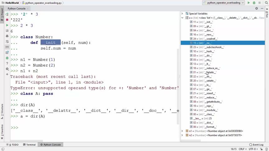 Python面向对象编程:运算符重载