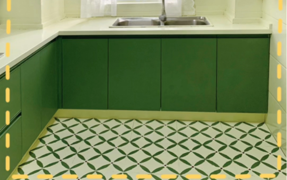 我说我家厨房地面是画出来的你信嘛?