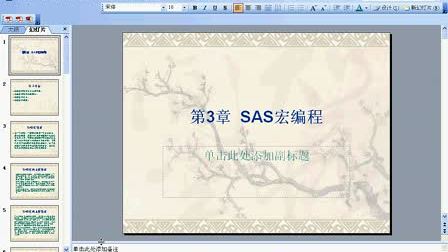 第3章 SAS宏编程-中国统计网