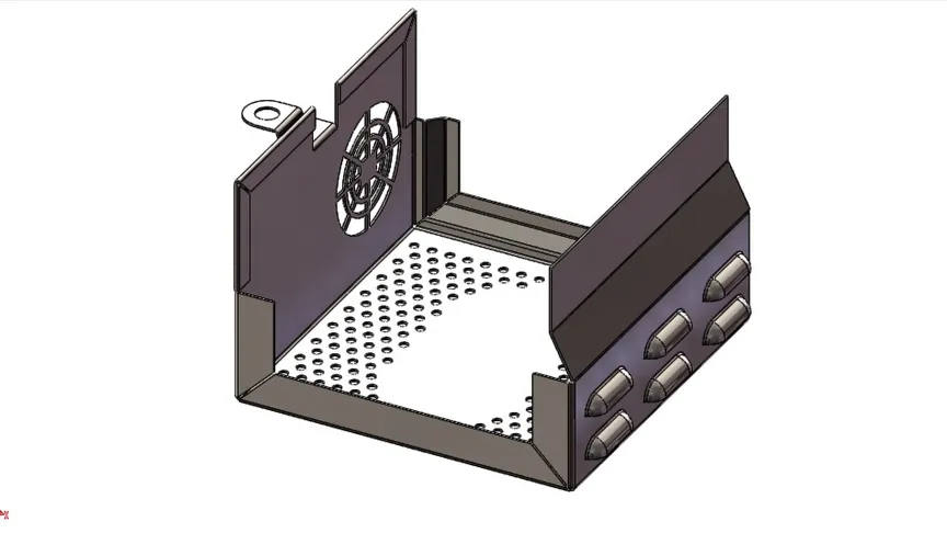 SolidWorks钣金箱体设计案例
