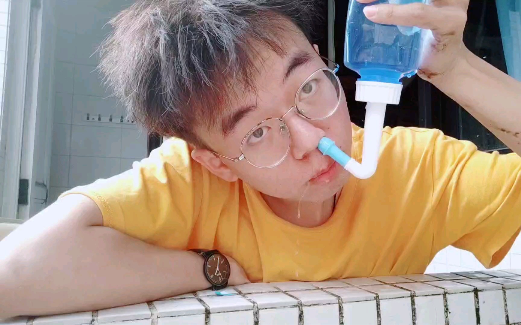 记第一次用洗鼻器