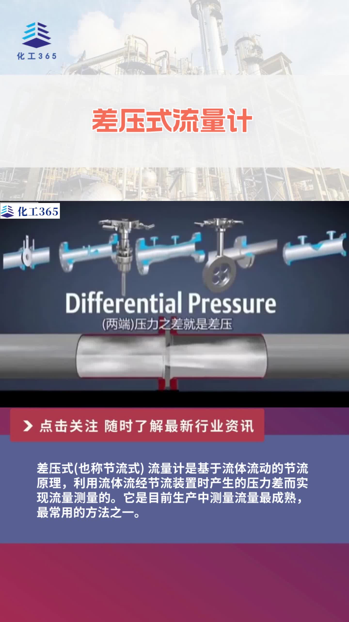 差压式流量计的工作原理