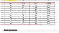 EXCEL中用排序功能快速排出名次