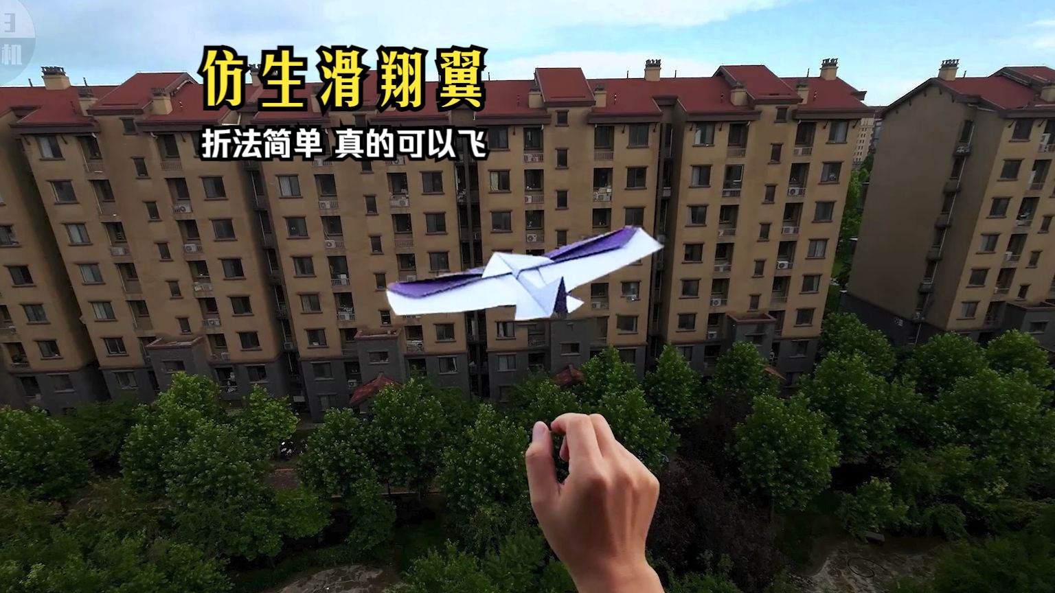 魔改经典,折一只好玩的仿生滑翔翼