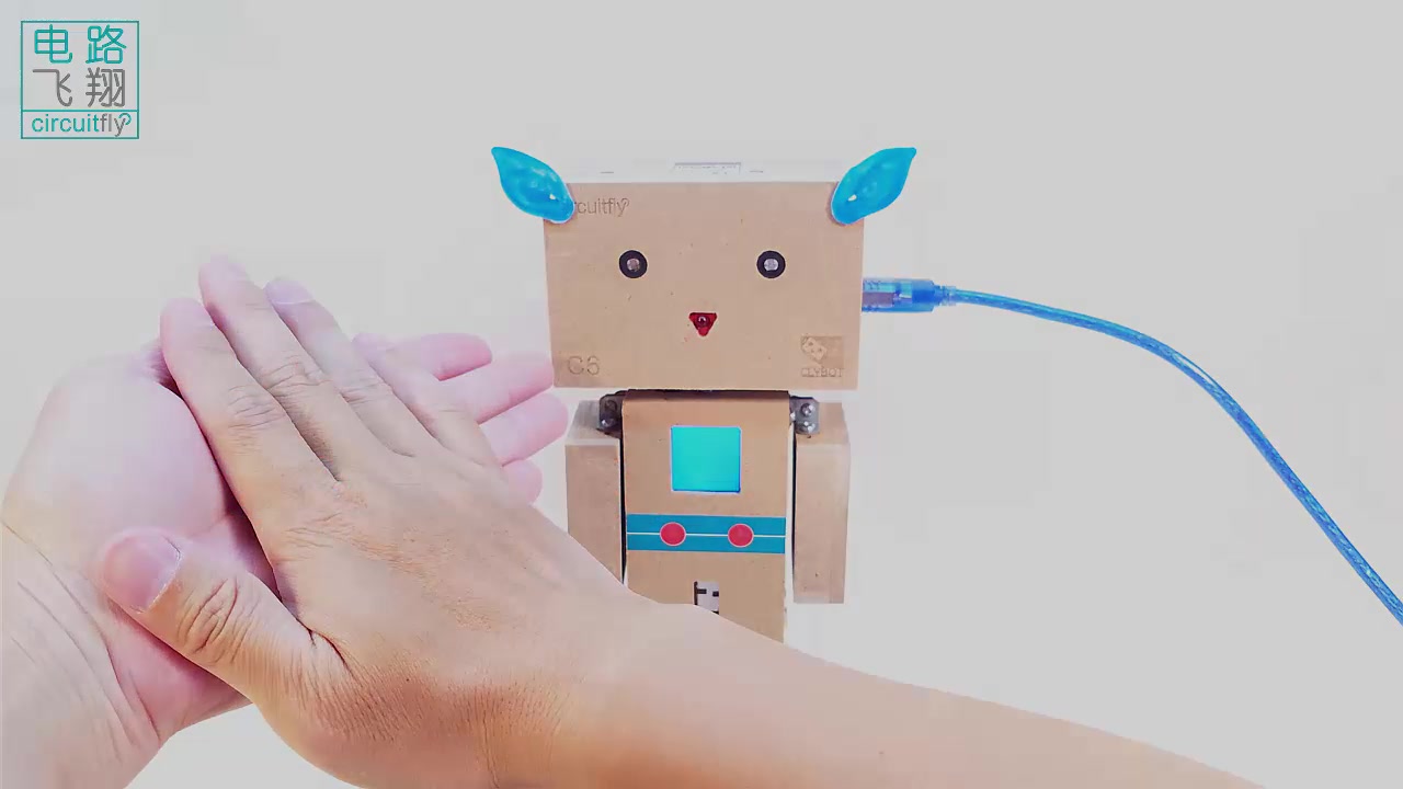 C6.1.16A-声光控延时灯Sound-light-activated light-clybot C6自平衡寻线...