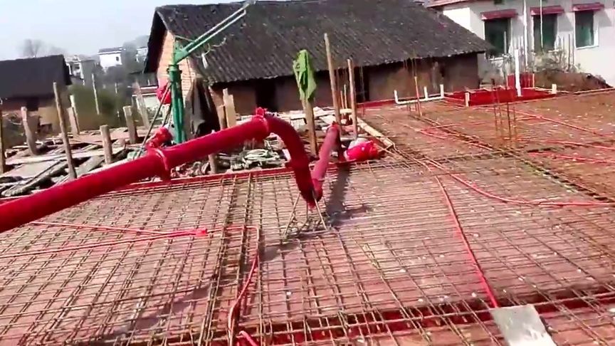 零基础学屋顶斜屋面混凝土施工,每一个工序现学现用