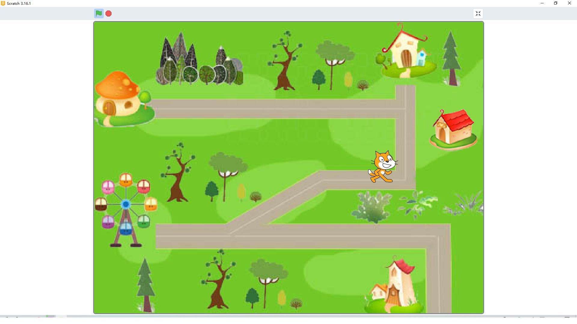 《带你步入编程世界》scratch3教程:运动模块第五节小猫回家