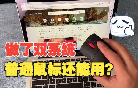 ...装了双系统后还能用普通鼠标吗?苹果笔记本Win11外接国产鼠标教程