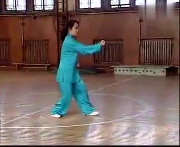 形意拳李巧玲老师现场演练的五行拳教学!