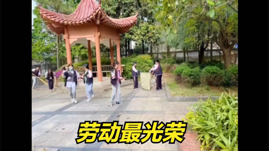 长丰锦弘学校八年级劳动实践课