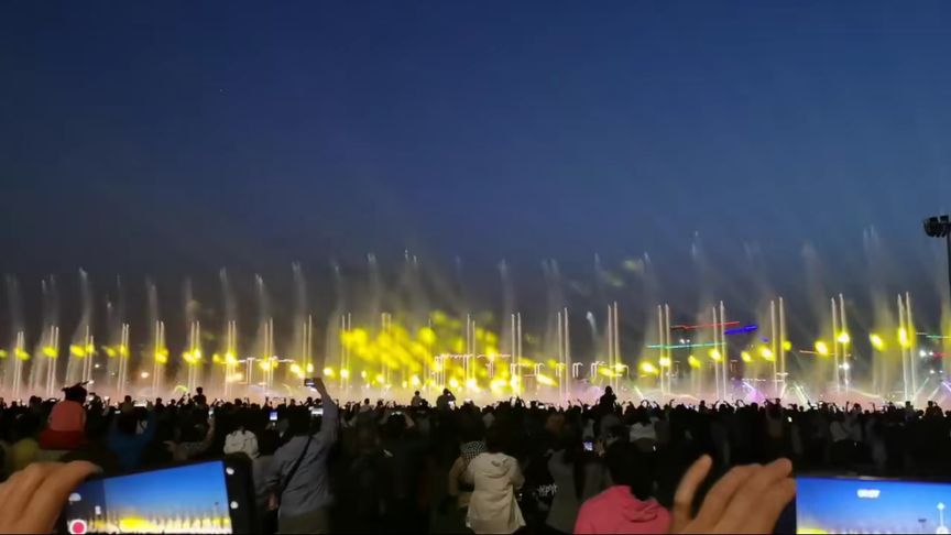 西安又建成一个第一的音乐喷泉