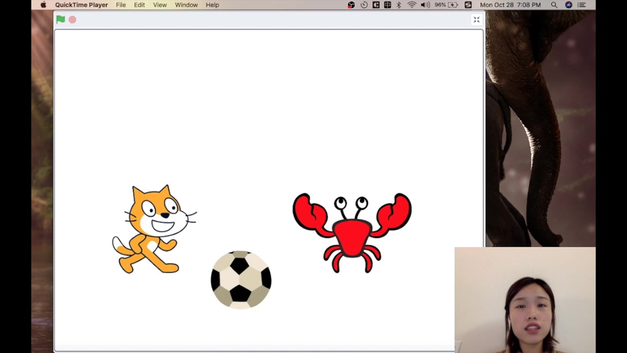 Scratch-小猫螃蟹玩耍